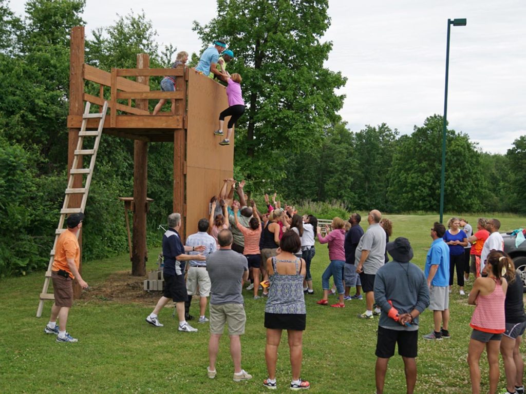 The Wall - Team Building Programs | Sugar Lake Lodge